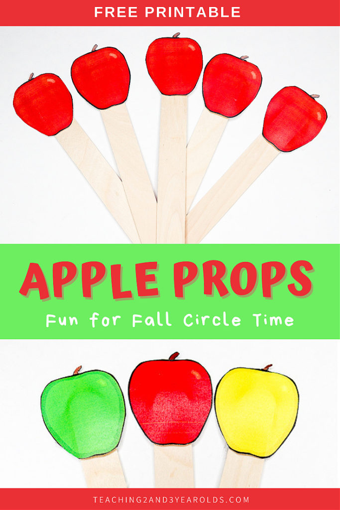 Apple Themed Circle Time Printable Props
