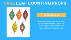 Leaf Circle Time Props and Activities {Free Printable}