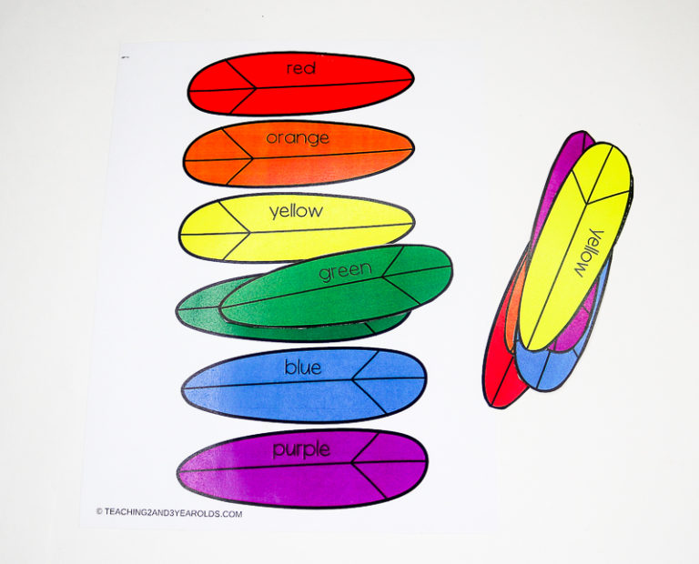 Thanksgiving Turkey Printable that Works on Color Skills