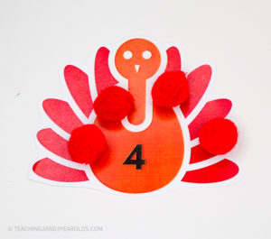 Preschool Thanksgiving Circle Time Activity {Free Printables}