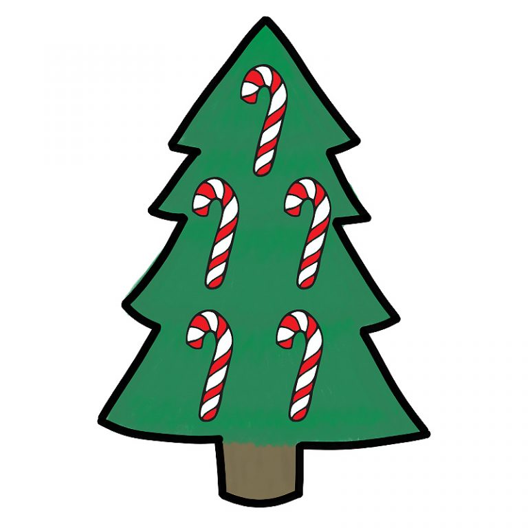 Five Little Candy Canes Activity for Circle Time {Free Printable}