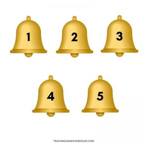 Christmas Bells Printable for Counting Activities