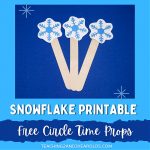 Snowflake Printable Circle Time Props