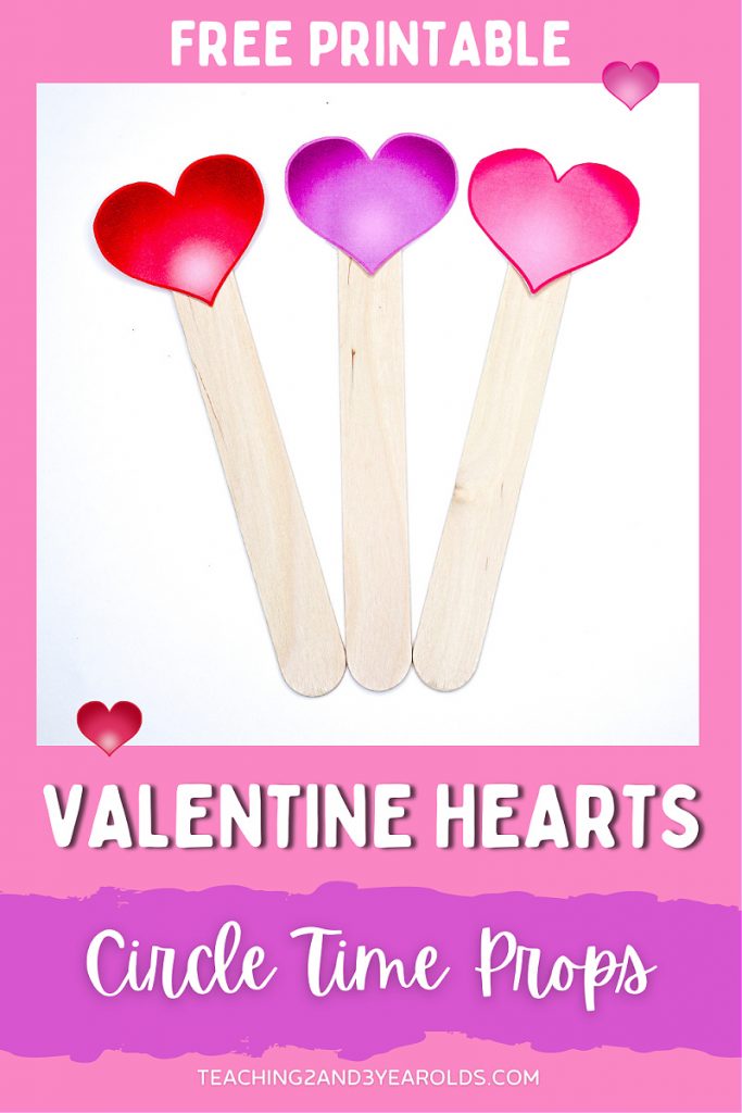 Printable Valentine's Day Circle Time Prop
