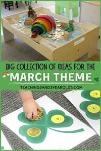 Ideas for Toddler and Preschool March Themes