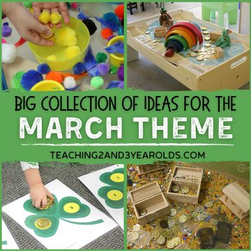 Ideas for Toddler and Preschool March Themes
