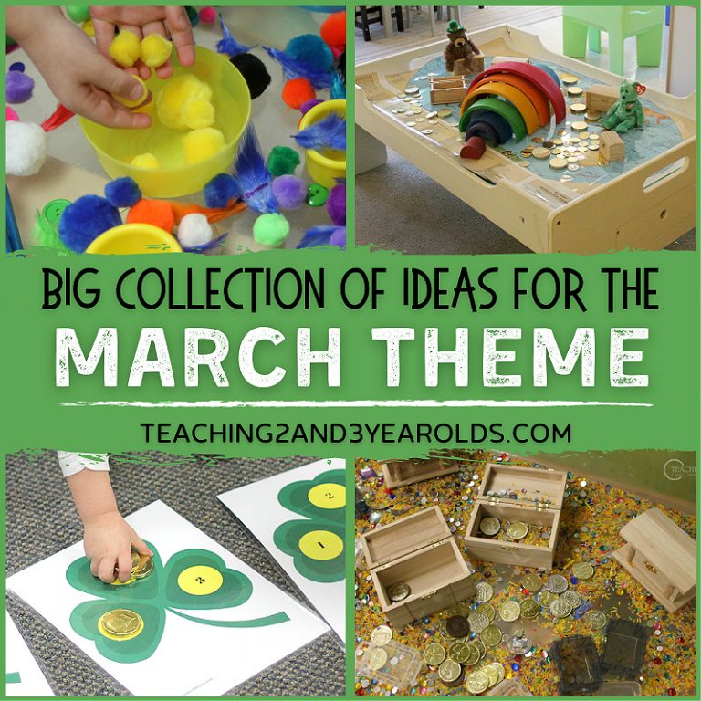 Ideas for Toddler and Preschool March Themes