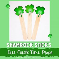 Printable St. Patrick's Day Circle Time Props