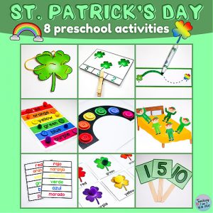 Printable St. Patrick's Day Counting Activity for Circle Time
