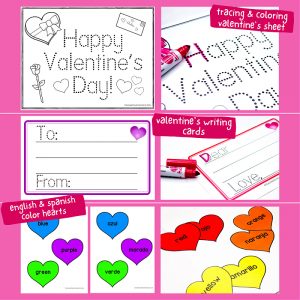 Printable Valentine's Day Learning Activities for Toddlers and Preschoolers