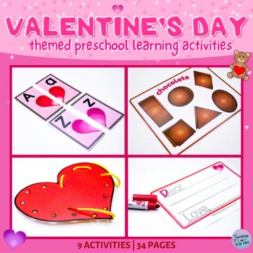 Printable Valentine's Day Circle Time Prop