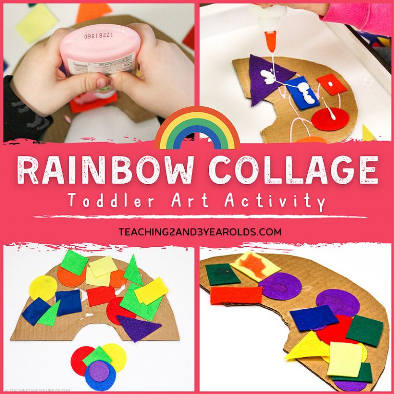 Easy Toddler Rainbow Art Activity