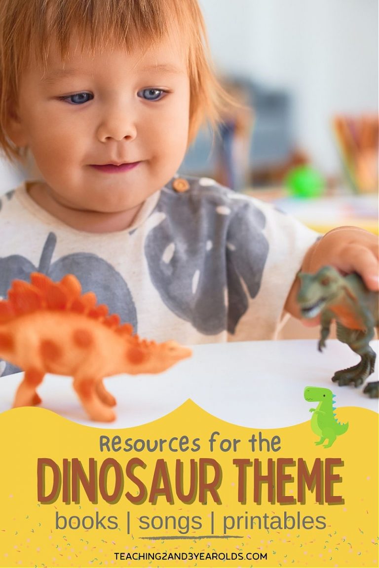 Toddler and Preschool Dinosaur Theme Resources
