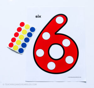 Free Dot Numbers 1-10 Printables