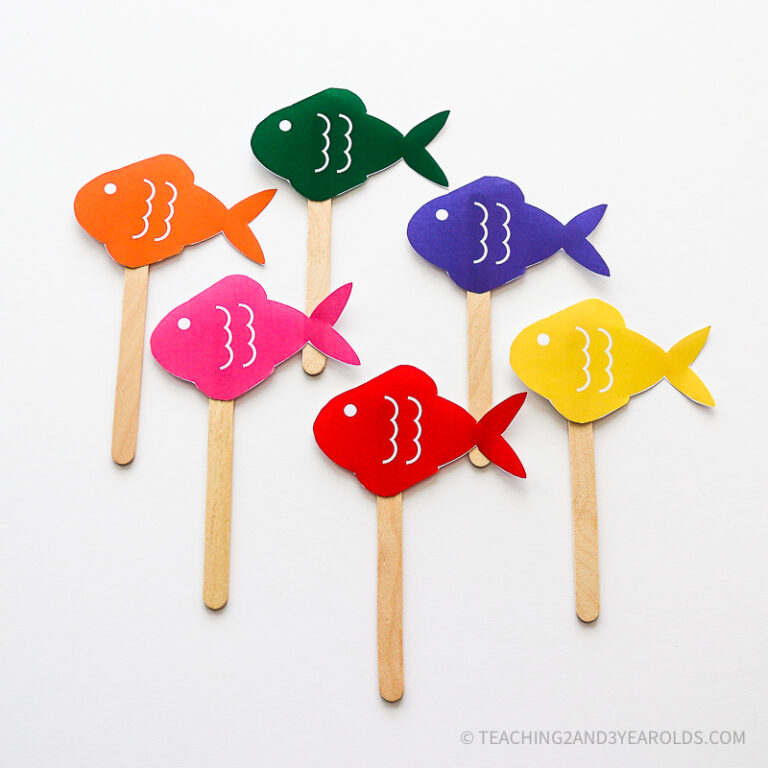 Printable Toddler and Preschool Ocean Theme Circle Time Props