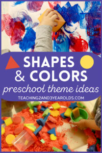 Toddler and Preschool Shapes Theme (Colors, Too!)