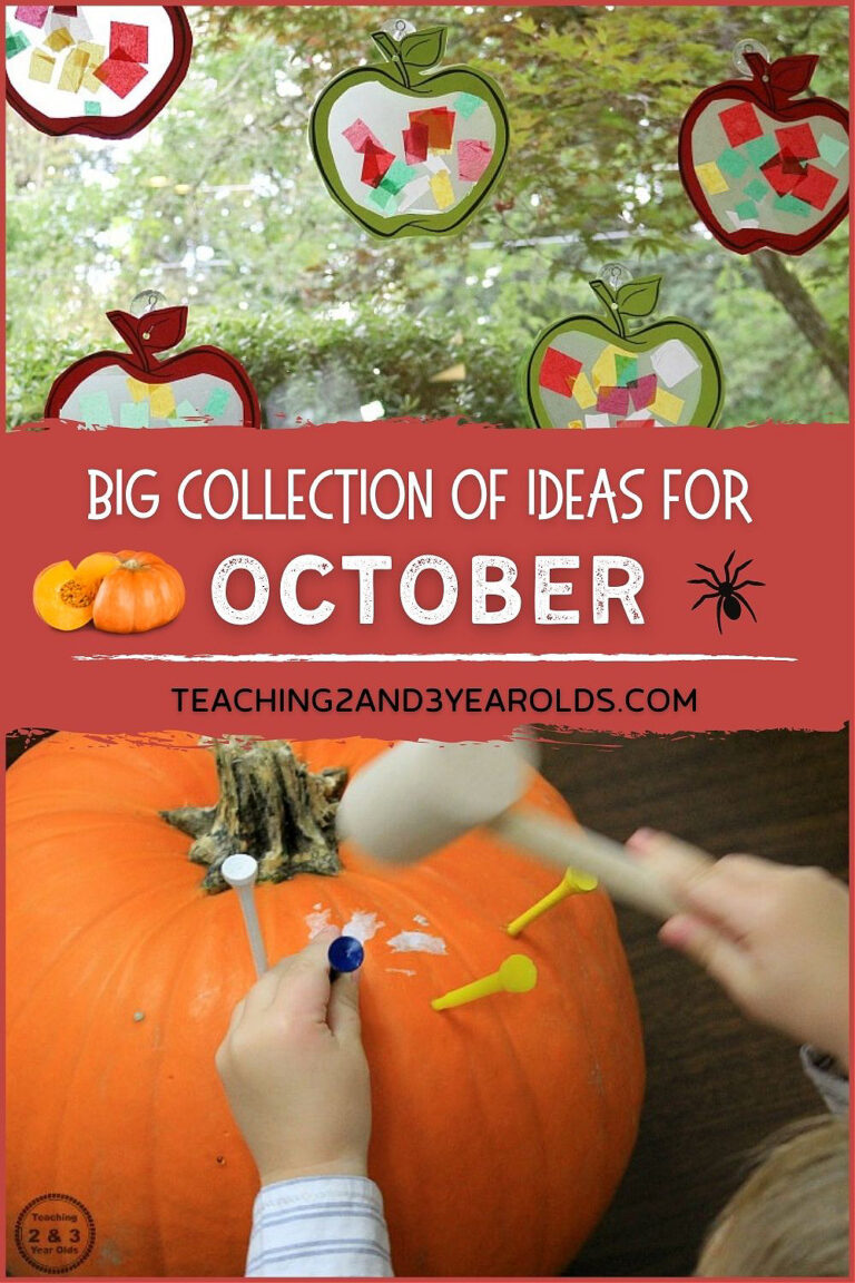 Toddler and Preschool October Theme Ideas