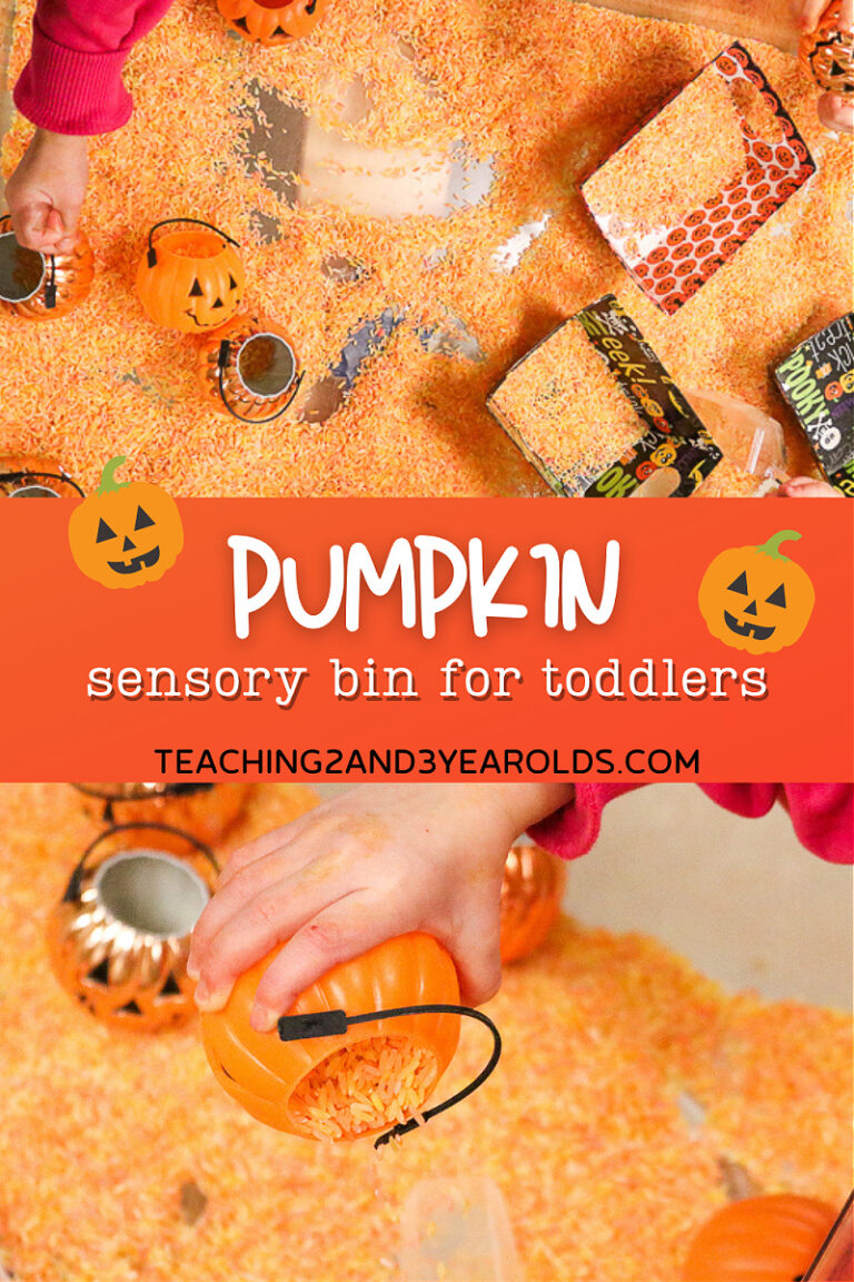 Fine Motor Pumpkin Sensory Table