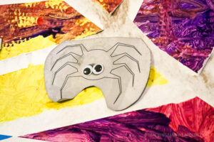 Colorful Spider Web Art Activity