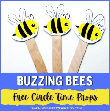 Printable Bee Circle Time Props