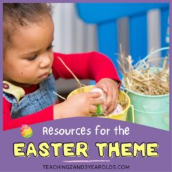 Toddler and Preschool Easter Theme Resources