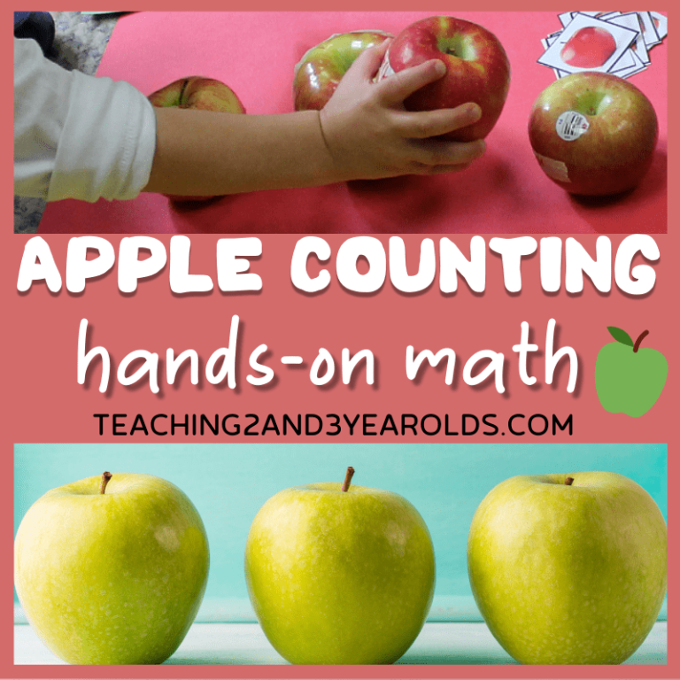 Teach Math with These Preschool Apple Counting Activities