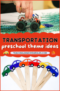 Preschool Transportation Theme Activities