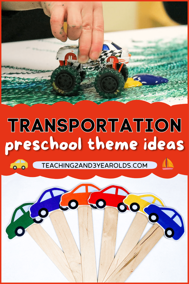 Preschool Transportation Theme Activities