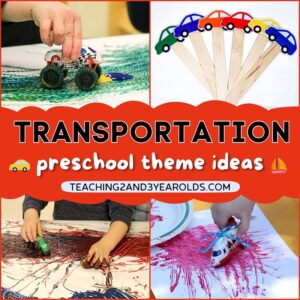 Preschool Transportation Theme Activities