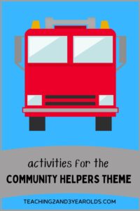 Preschool Community Helpers Theme Ideas