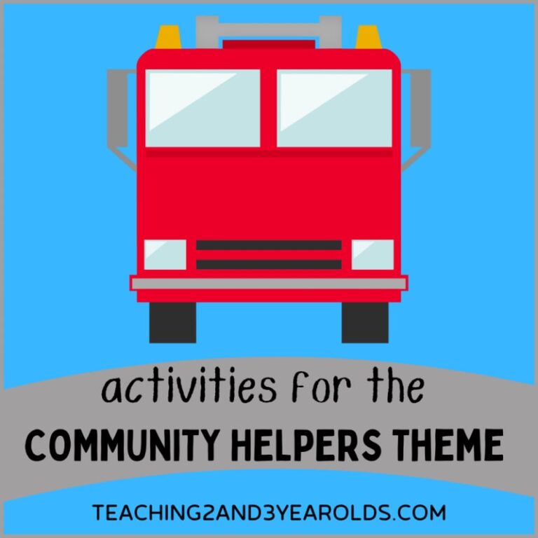 Preschool Community Helpers Theme Ideas