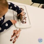 Easy Toddler Bear Tracks Painting Activity