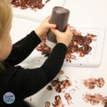 Easy Toddler Bear Tracks Painting Activity