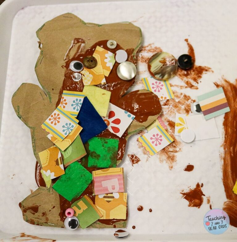 Toddler and Preschool Bear Craft for Winter Hibernation