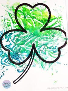 Shamrock Painting for St. Patrick's Day