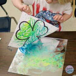 Shamrock Painting for St. Patrick's Day