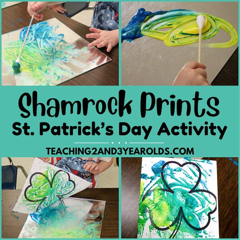 Shamrock Painting for St. Patrick's Day