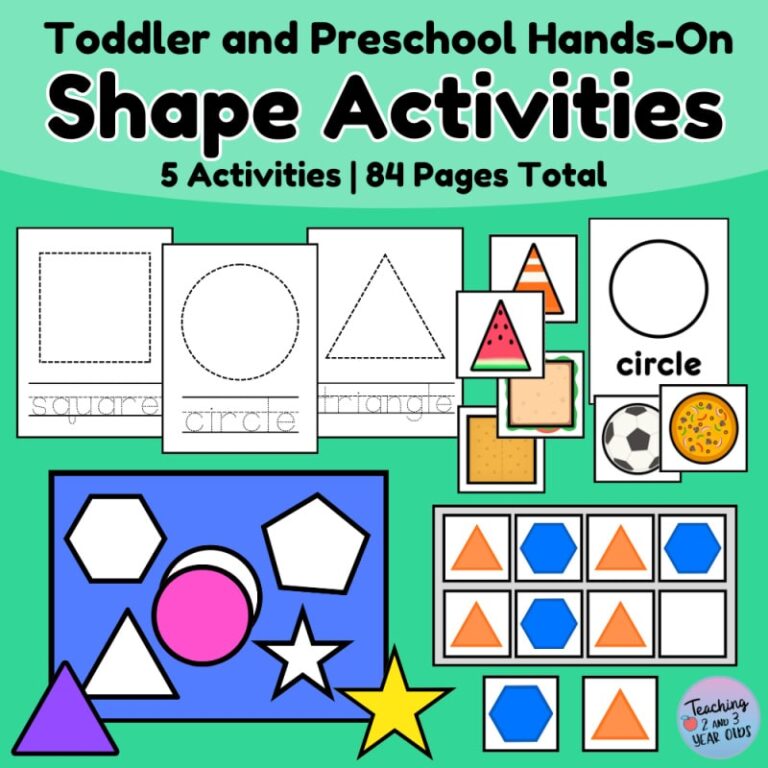 Learning Shapes at Home with Hands-On Activities