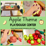 Apple Theme Playdough Center