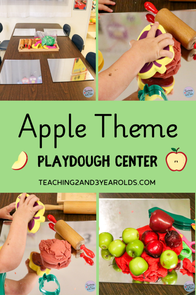 Apple Theme Playdough Center