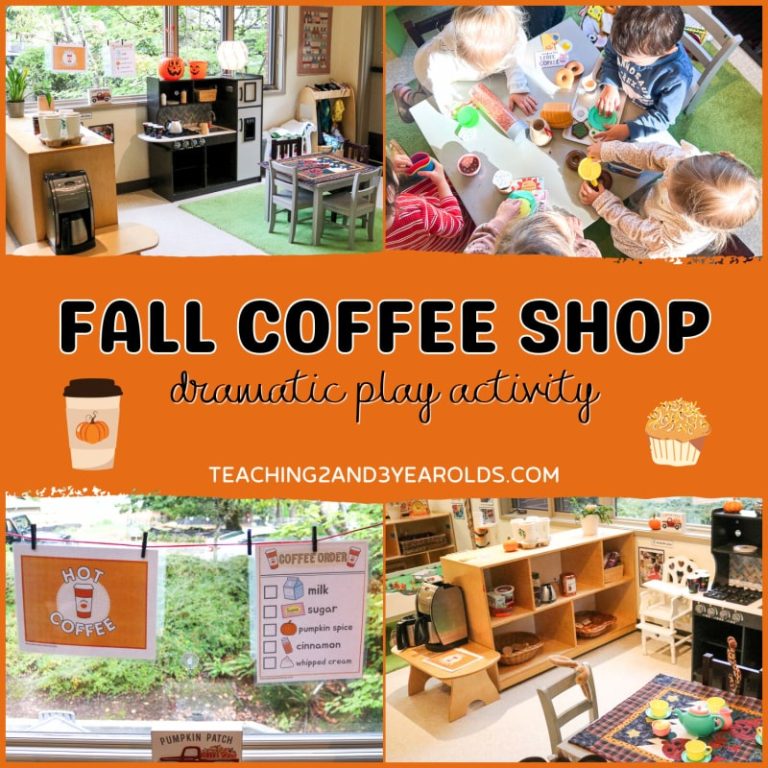 Fall Coffee Shop Dramatic Play