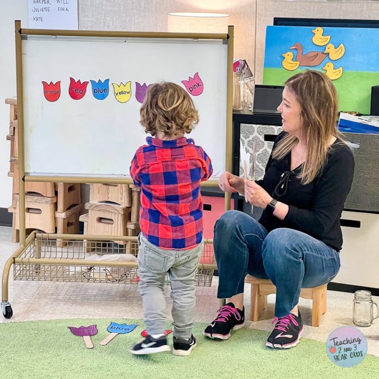 Flower Color Matching Circle Time Activity