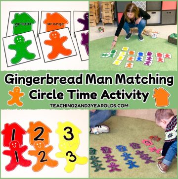 Gingerbread Man Activities for Preschoolers