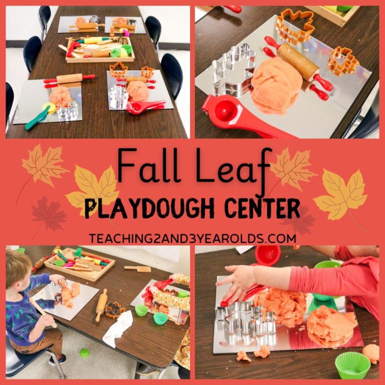 Fall Leaf Playdough Center
