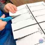 Free Spider Scissor Practice Printable Cards