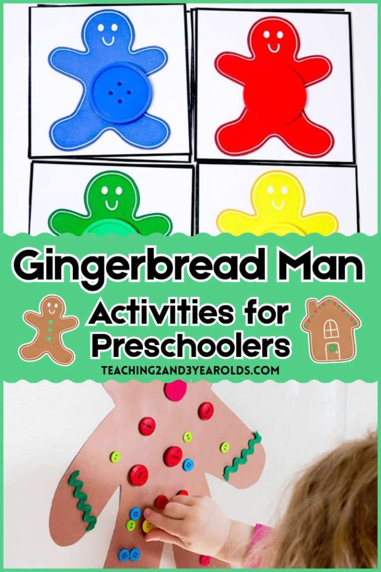 Gingerbread Man Activities for Preschoolers